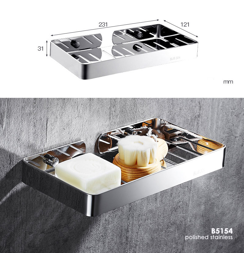 Wire Basket Shower Shelf | Sanliv Bathroom Accessories for Hotel Projects